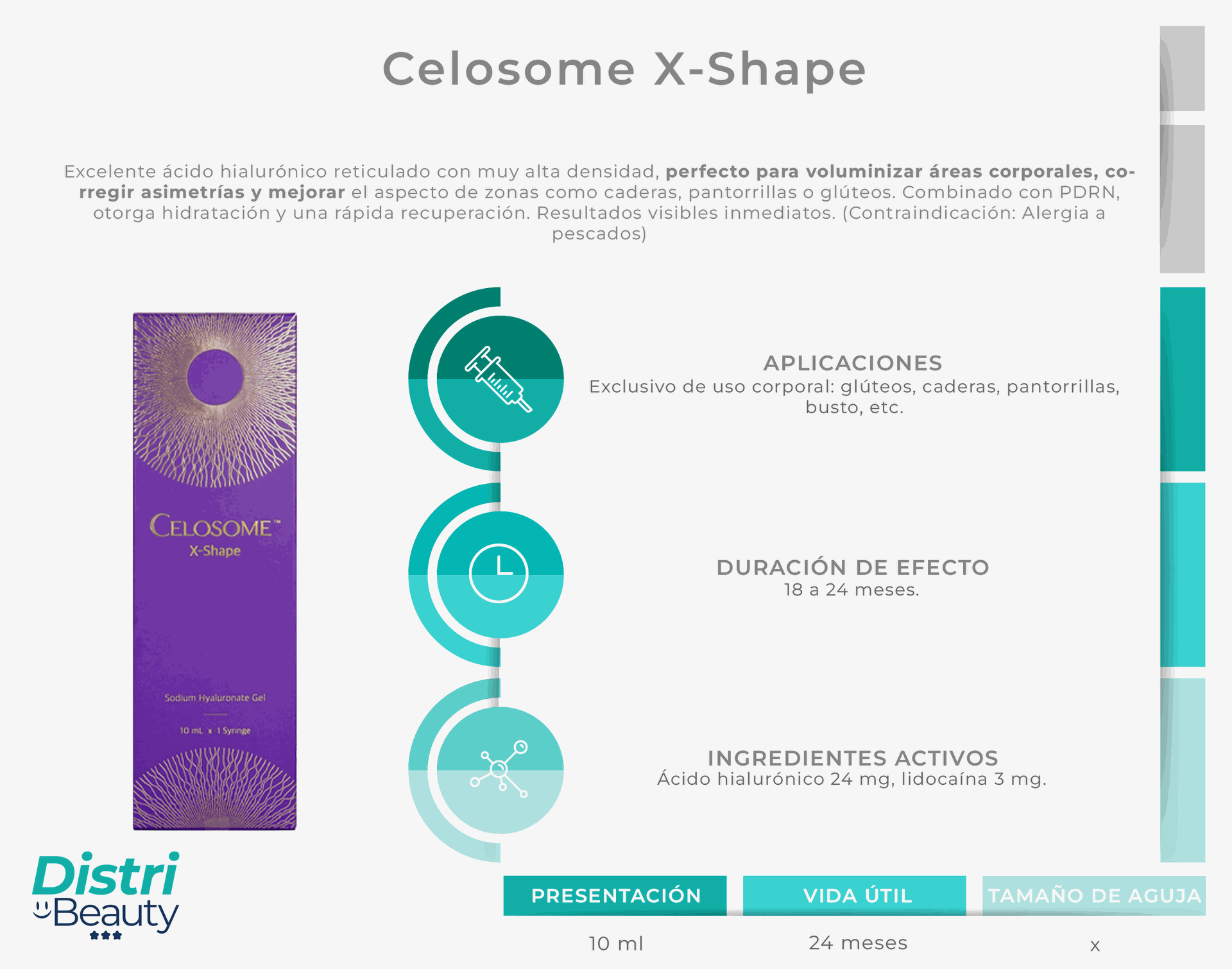 Celosome X-Shape 10 ml | Distribeauty